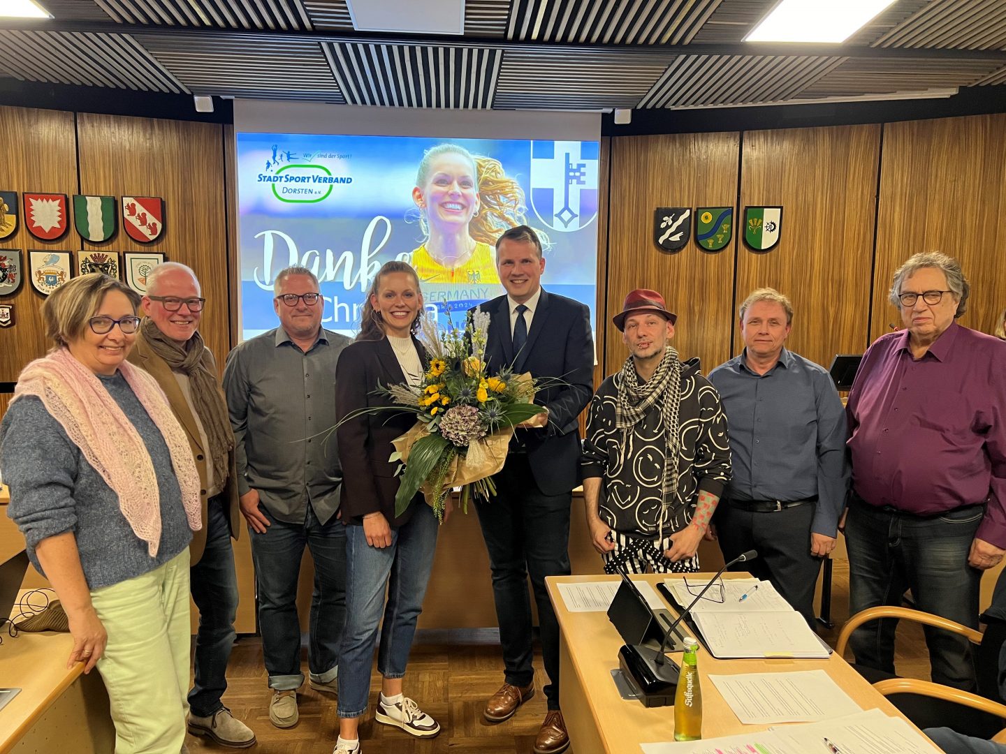 Ehrung für Christina Honsels Erfolg bei den Olympischen Spielen ...